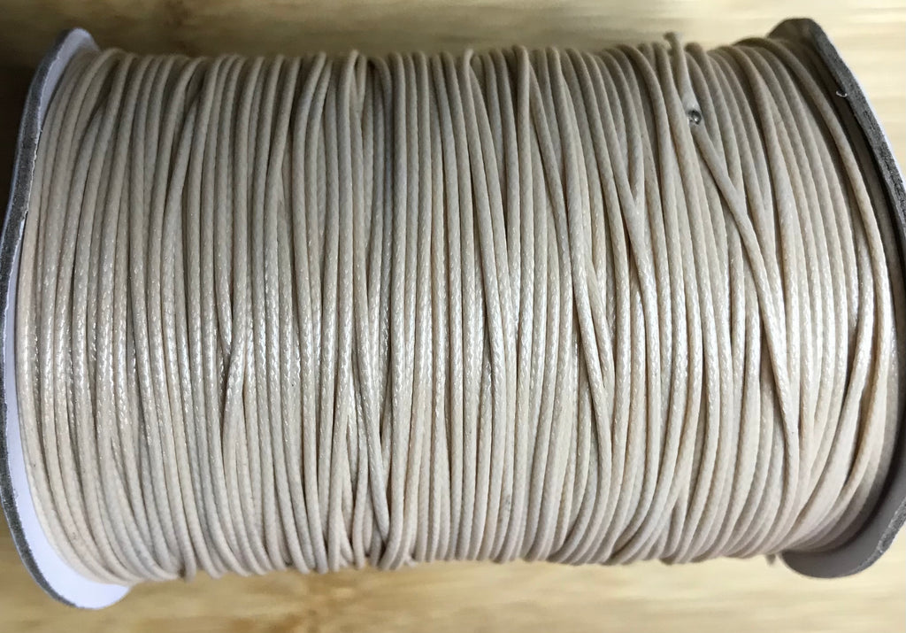 Polyester Waxed Cord 1mm sold by the Metre – Beady Eyes Australia